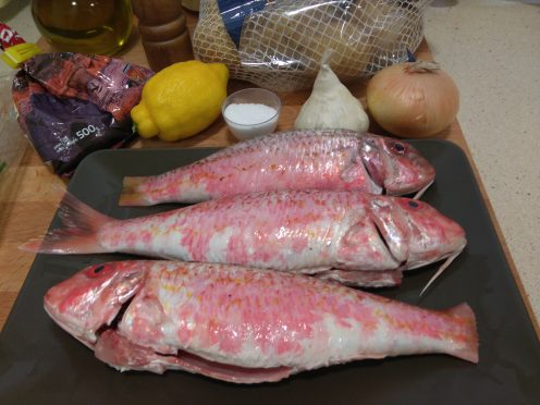 Gastronomía en verso | Salmonetes de roca al horno, receta ibicenca con ...